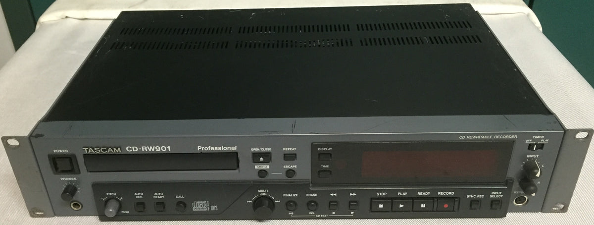 Tascam CD-RW901 CD Player/Recorder – AudioRent Clair